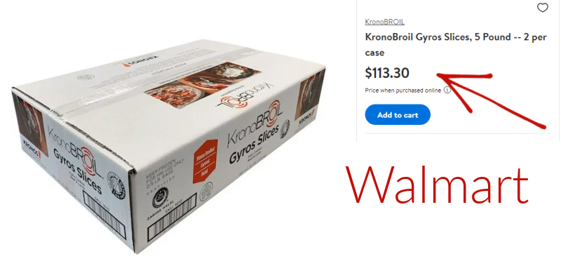 IT'S BACK: 10 lb Case Fully Cooked Gyro Slices, 2-5lb bags – Food and ...